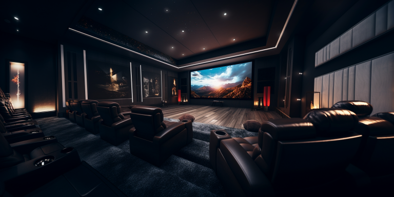 Ultra wide home cinema installation - Finite Solutions